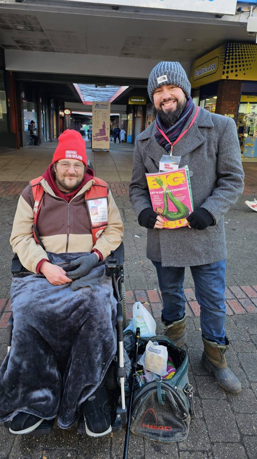Erewash MP experiences selling The Big Issue in Ilkeston - Erewash Sound